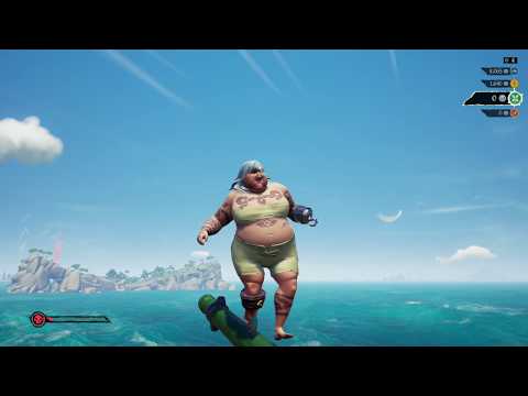 Sexy lady dance in Sea of Thieves