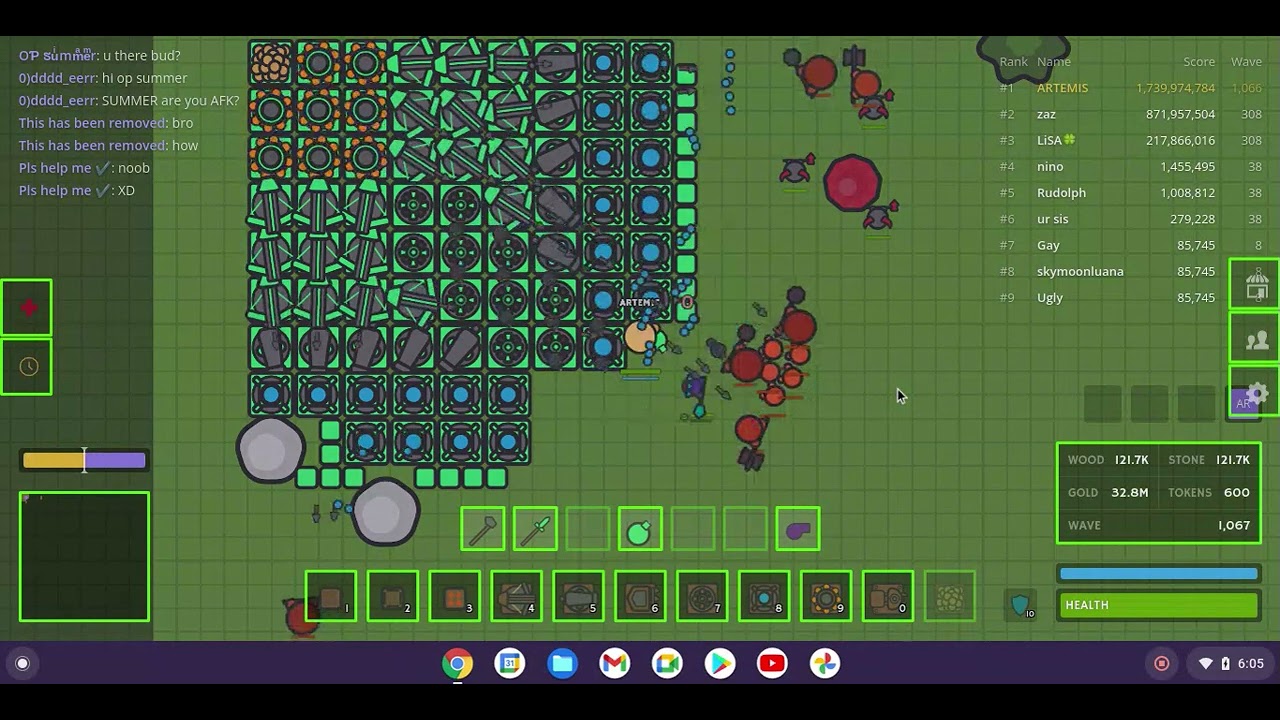 wave 1000 base zombs.io - YouTube