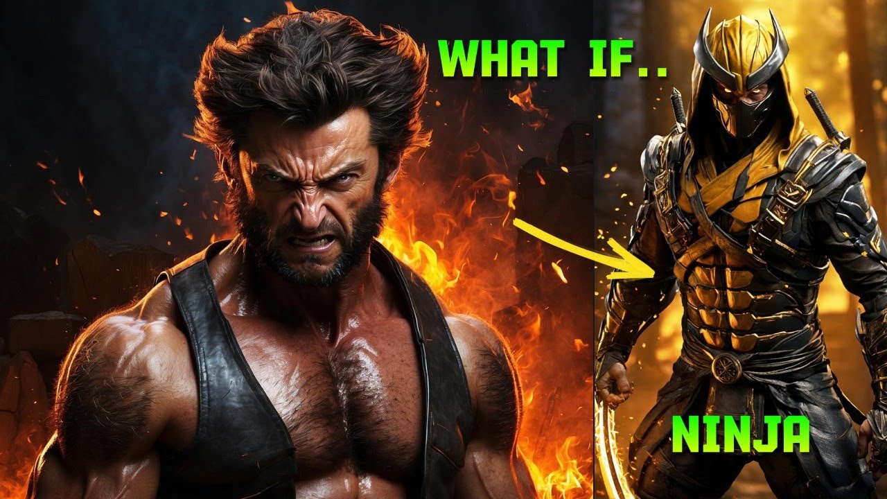 SUPERHEROES MARVEL & DC | NINJA VERSION | ALL CHARACTERS | AI MOTION ...