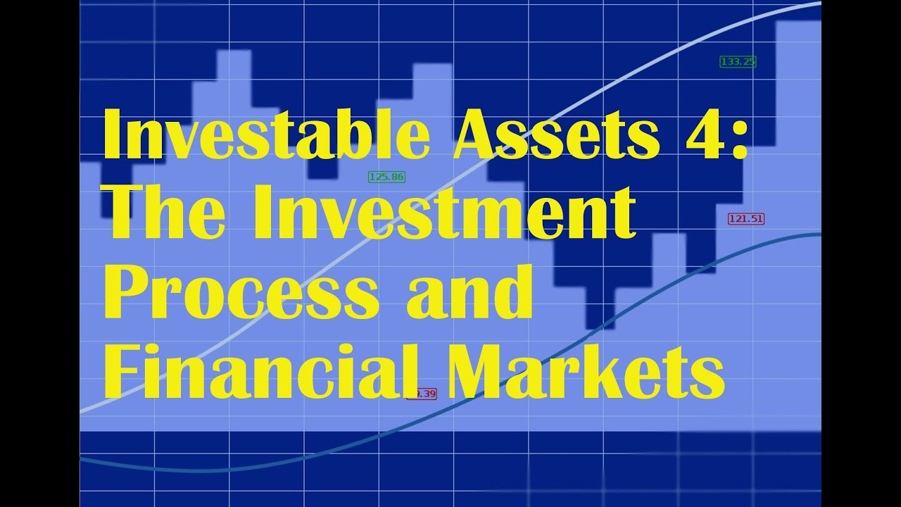 Investable Assets 4: The Investment Process and Financial Markets - YouTube