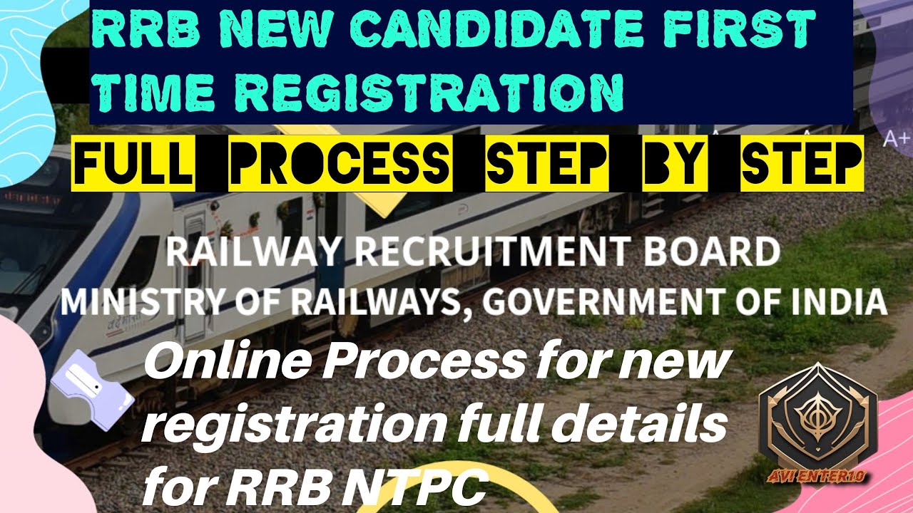 NEW RRB CANDIDATE REGISTRATION FOR APPLY RRB NTPC CREATE RRB ACCOUNT IN ...