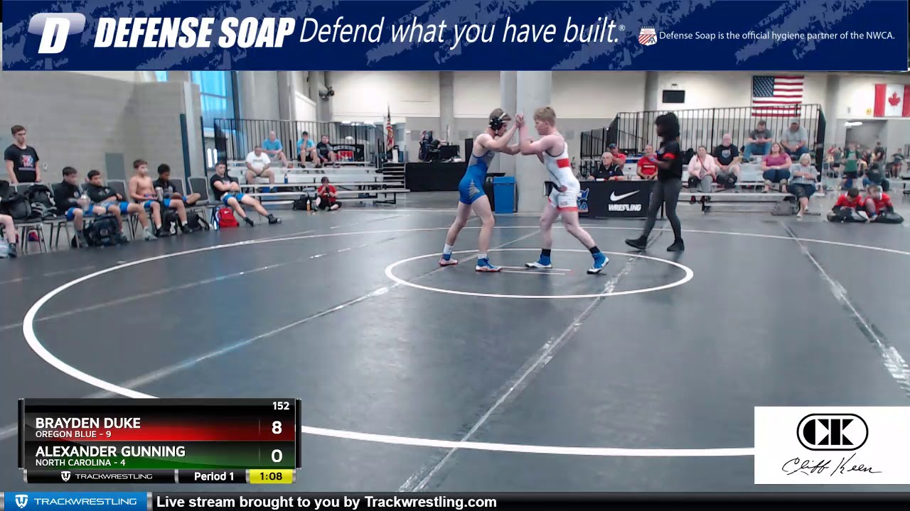 Mat 11 152 Brayden Duke Oregon Blue Vs Alexander Gunning North Carolina ...