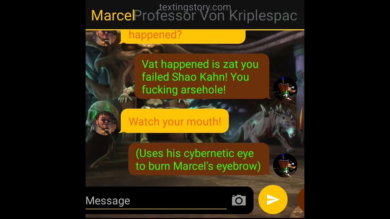 Texting Story #163: (S3 E3) Goro kills Marcel for his failure - YouTube