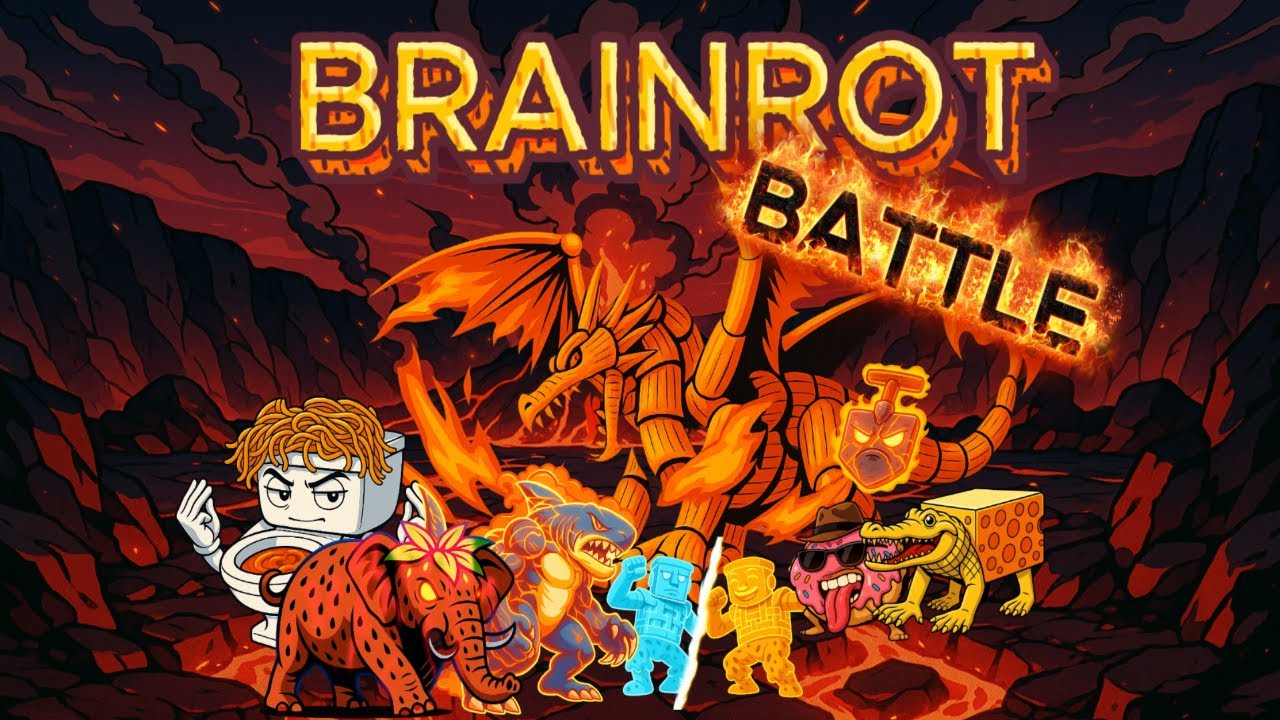 Brainrot Fighter Intro | 1990s Arcade Battle Theme - Steal a Brainrot ...