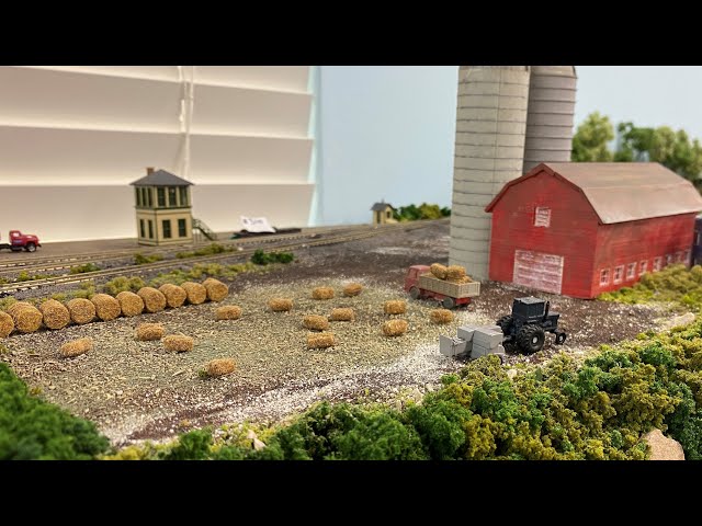 Ho Scale Silos Barn