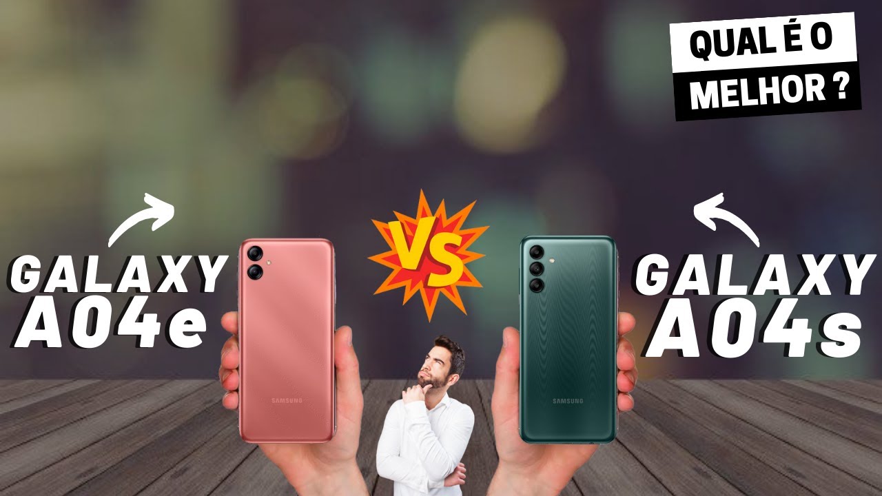Galaxy A04e vs Galaxy A04s Qual é o MELHOR? (Comparativo) - YouTube