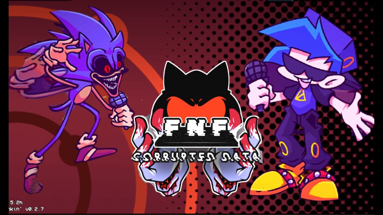 Friday Night Funkin' VS Corrupted Data FULL WEEK DEMO (FNF Mod) (Sonic ...