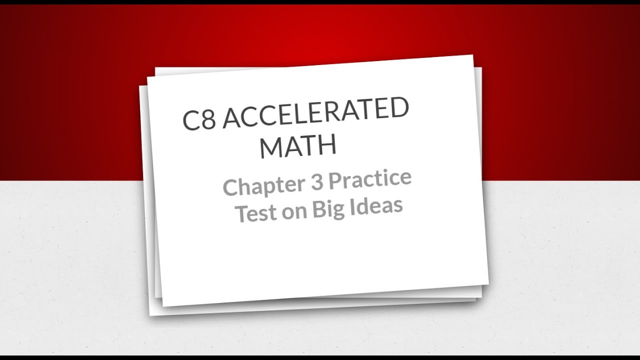 Ch 3 Practice Test Problems - YouTube