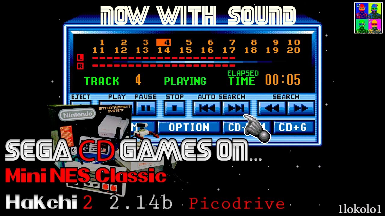 Mega CD BIN+CUE Audio Tracks Works on NES Mini Classic by Hakchi2 2.14b ...