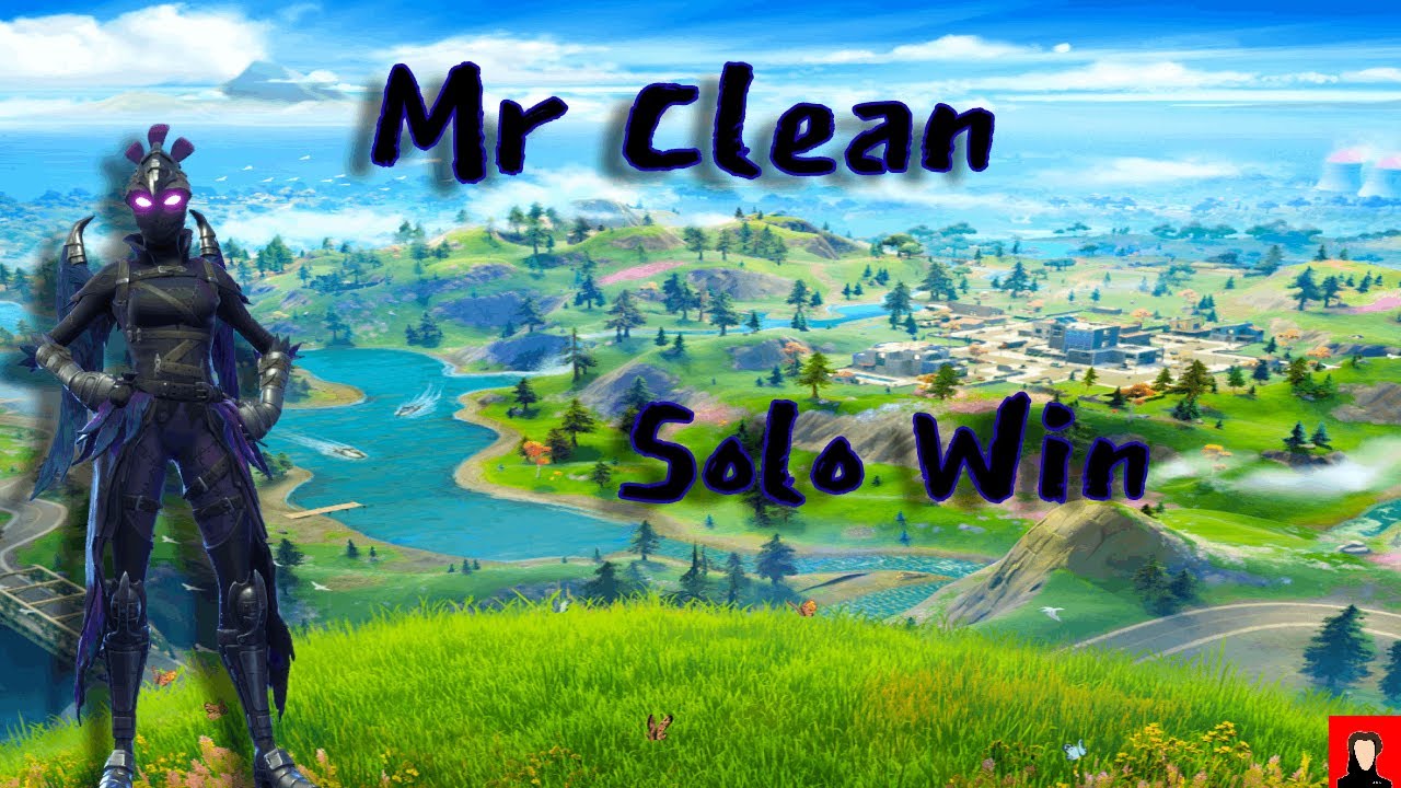 Fortnite Solo Win Mr Clean - YouTube