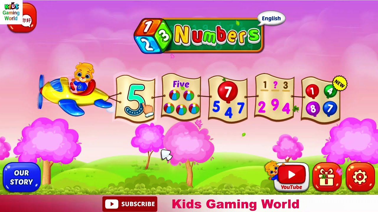 Learn to Write Numbers 1-50 Game || 123 Numbers - Count & Tracing - YouTube