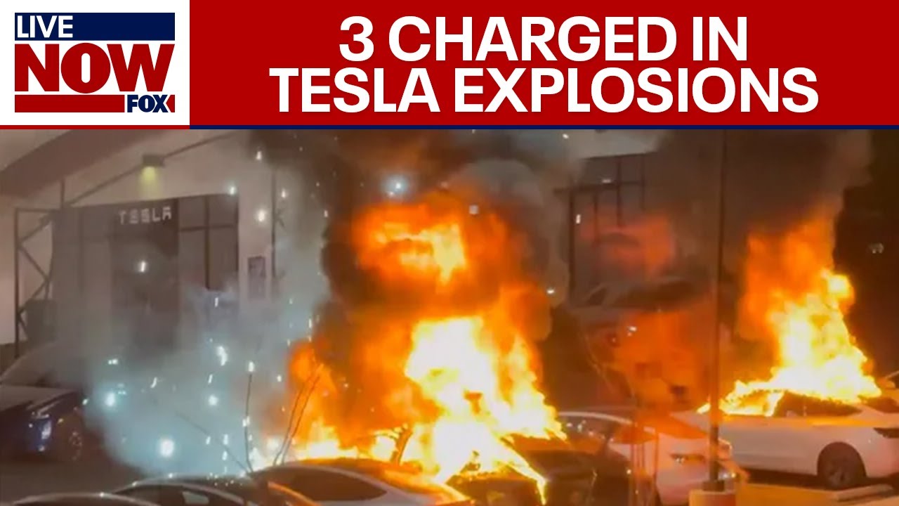 BREAKING: Tesla attacks lead to 3 arrested with DOMESTIC TERRORISM ...