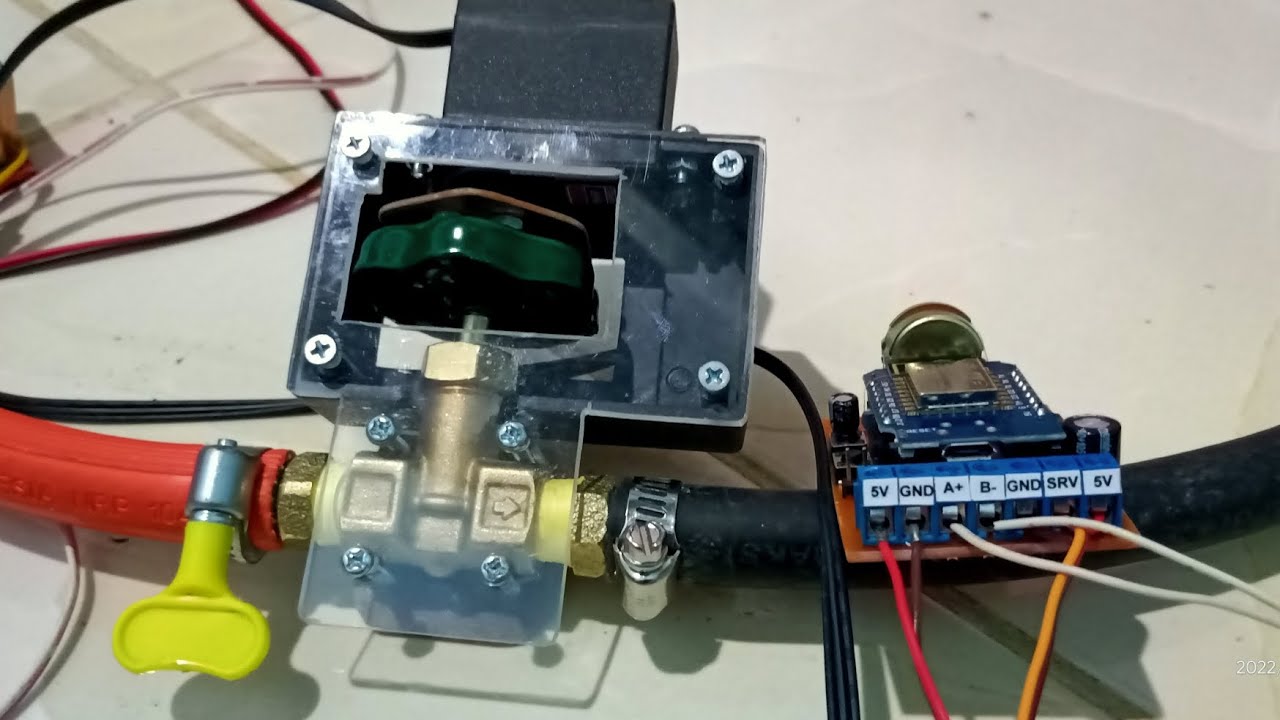 Servo Gas Valve Controller Potentiometer and Modbus TCP RTU - YouTube