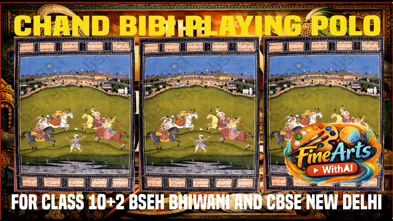 Chand Bibi Playing Polo | Deccan School of Art - YouTube