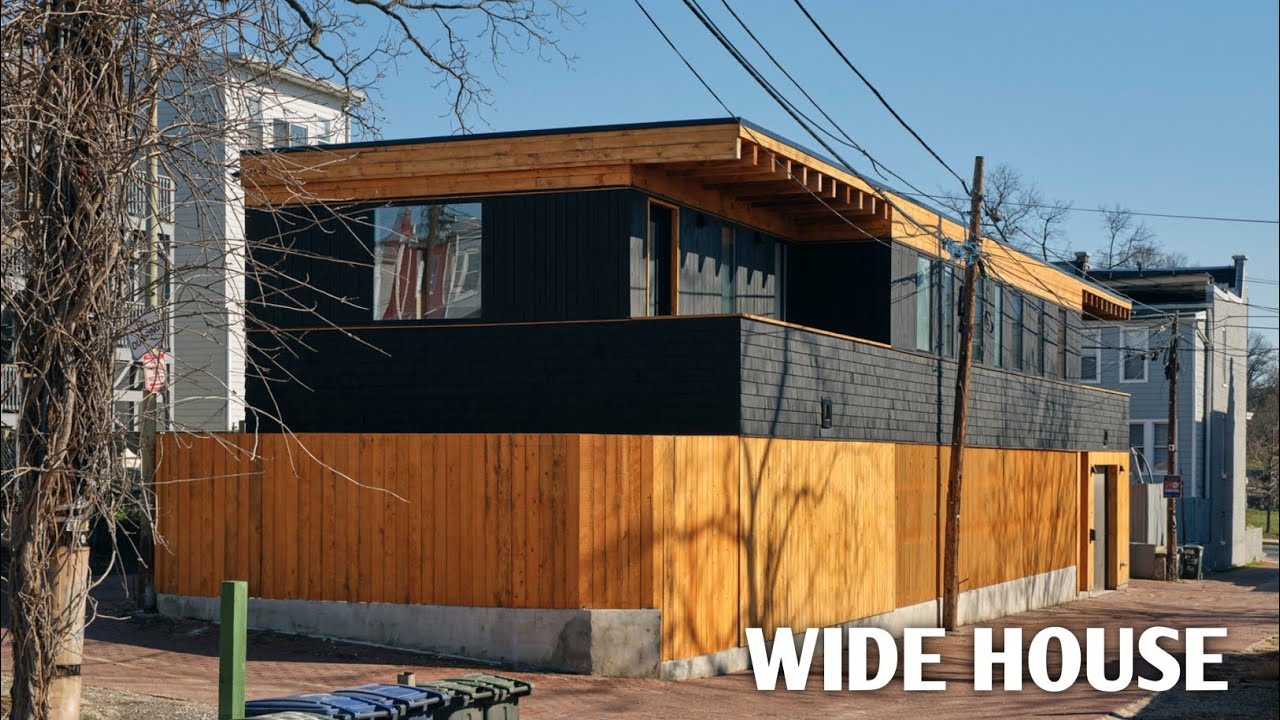 Innovative Design of Wide House by BLDUS - YouTube