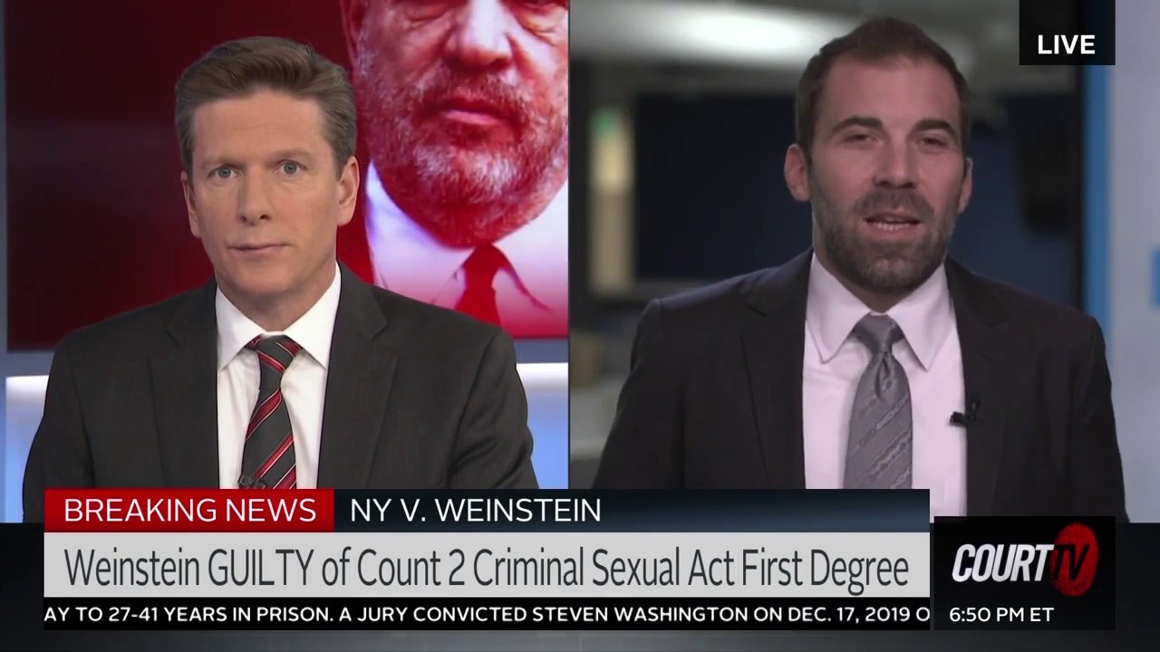 Joseph A. Scrofano discusses Harvey Weinstein verdict on Court TV ...