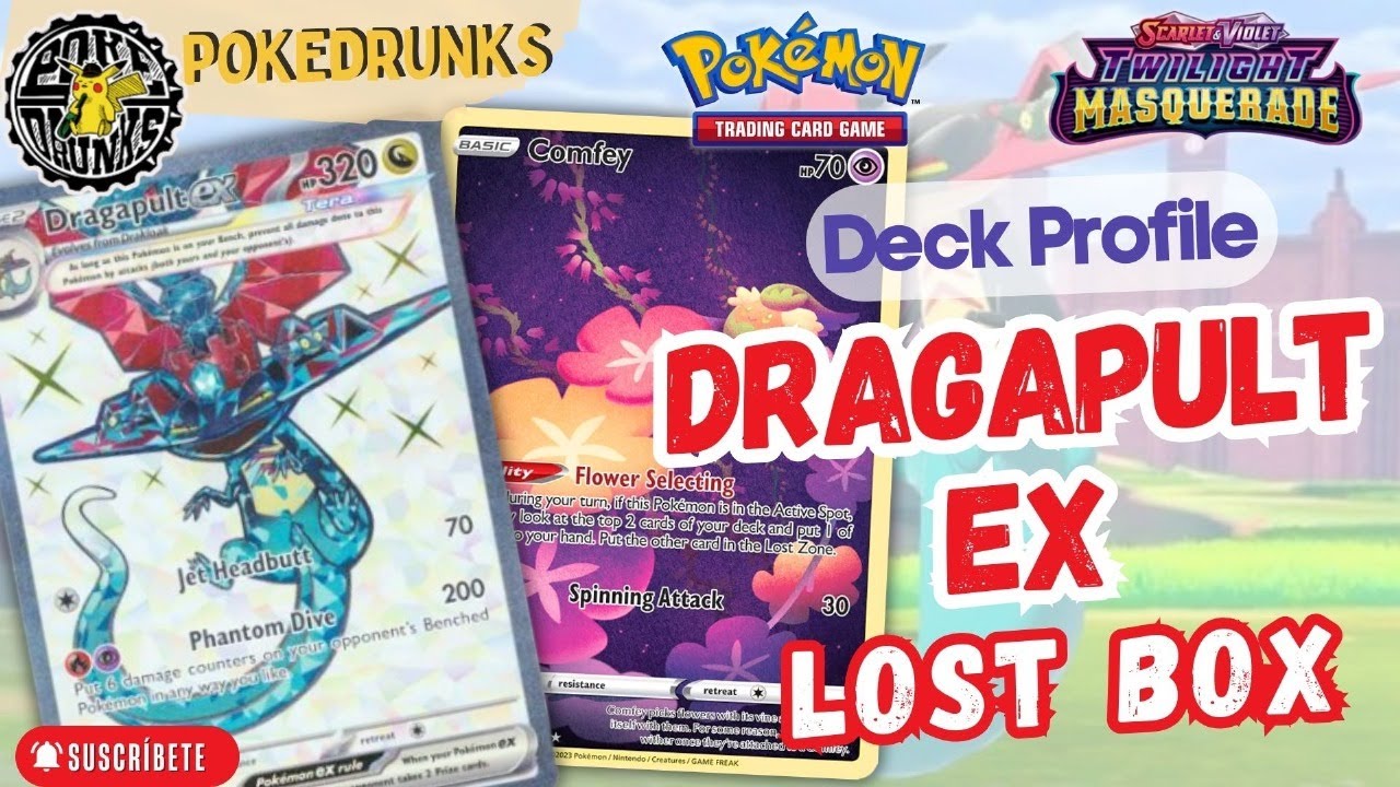 Pokemon TCG Twilight Masquerade Dragapult Ex Lost box Deck Profile | La ...