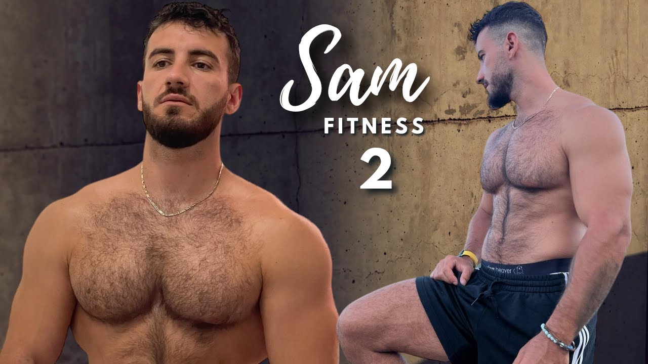 Handsome Massive Hairy Bodybuilder | Sam Fitness 2 - YouTube
