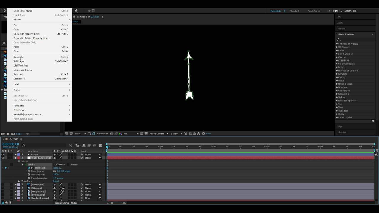 How To Convert a Mask to a 3D Shape After Effects Tutorial Full HD ...
