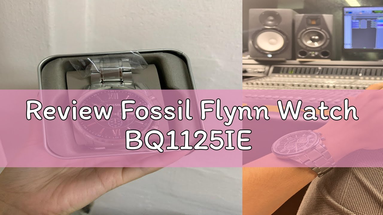 Review Fossil Flynn Watch BQ1125IE - YouTube