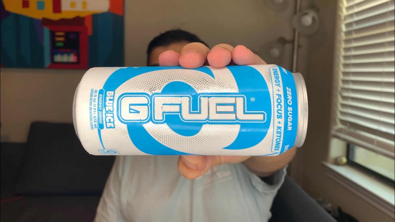 G FUEL Blue Ice Can Review And Taste Test! - YouTube
