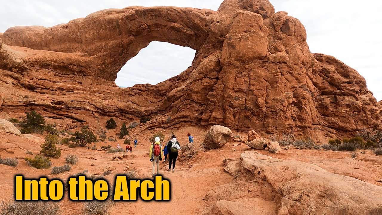 The Windows Section Primitive Loop trail in Arches National Park - YouTube