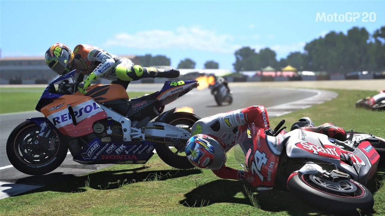 MotoGP 20 Crash Compilation | Ten Minute #06 - YouTube