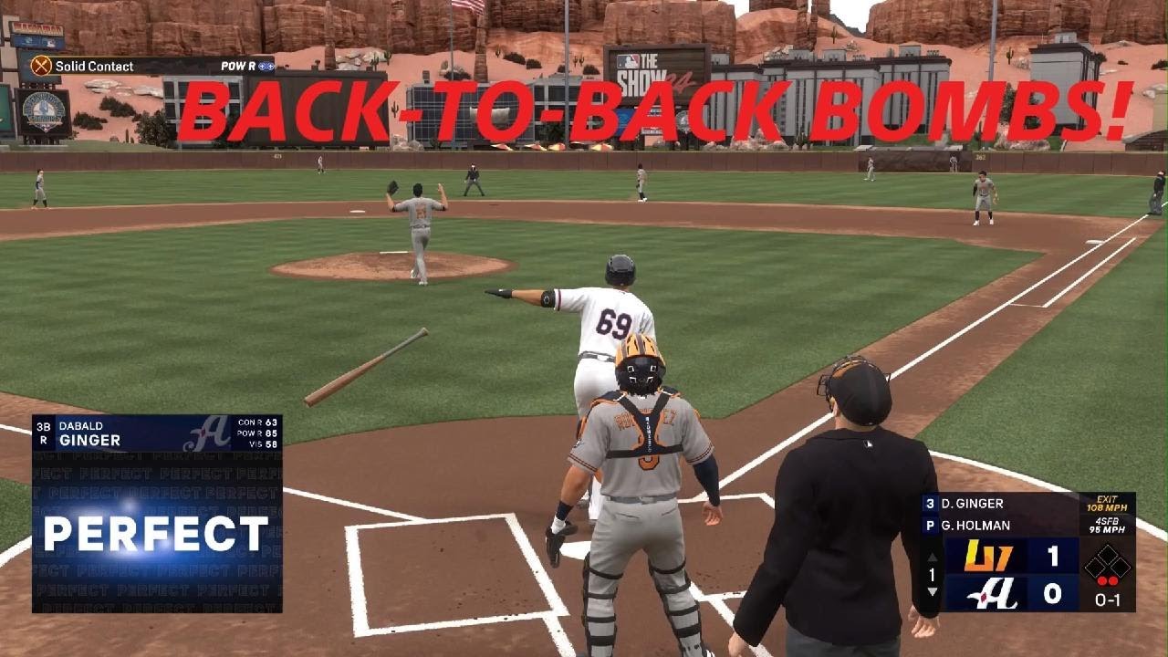 I Go Deep In Back-To-Back At-Bats! MLB The Show 24 RTTS #19 - YouTube