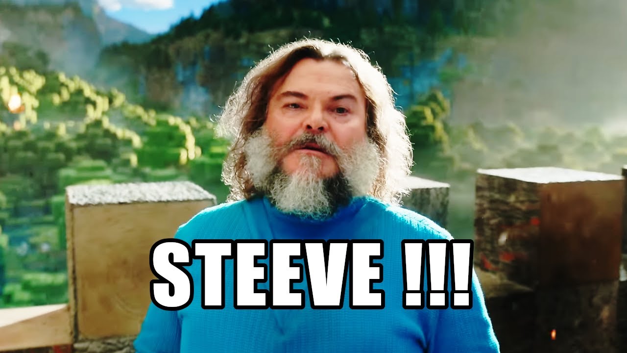Minecraft movie but everything is STEVE - YouTube