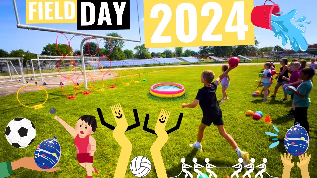 Lapel Elementary Field Day 2024 (Fun Field Day Games) - YouTube