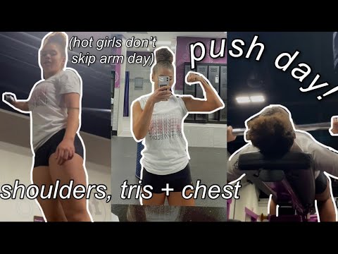 PUSH DAY WORKOUT | beginner friendly gym routine - YouTube