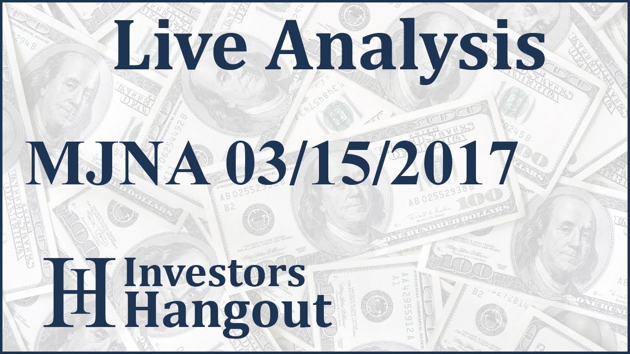 MJNA Stock Live Analysis 03-15-2017 - YouTube
