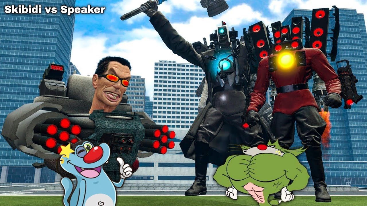 Skibidi Toilet vs Speakerman Titans In Nextbot Sandbox Playground With ...