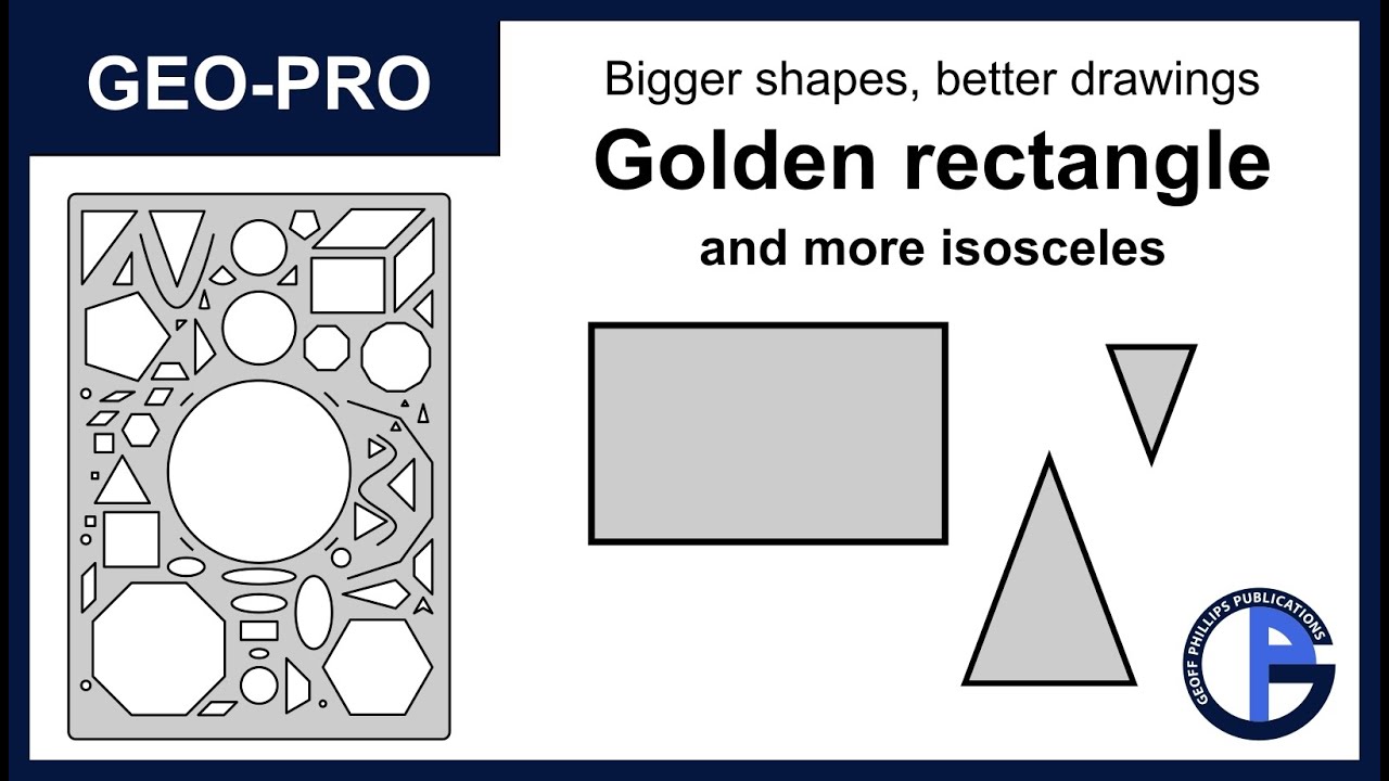 Golden rectangle and more isosceles triangles - YouTube
