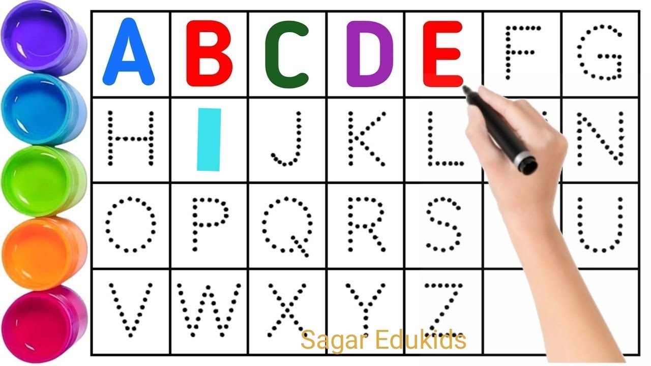 ABCDE Learn to count, 123 Numbers, One two three, 123, 1 to 100 ...