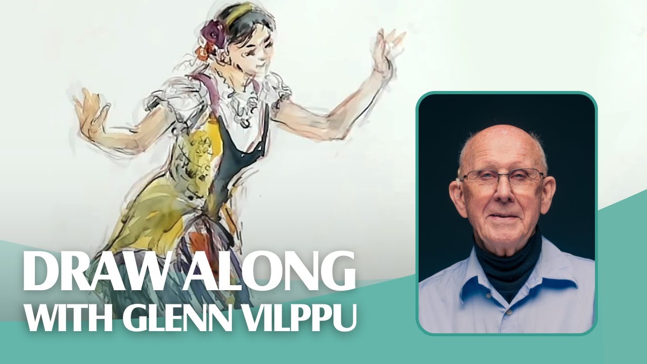 Draw Along With Glenn Vilppu: Sketching A Costumed Figure In Watercolor ...