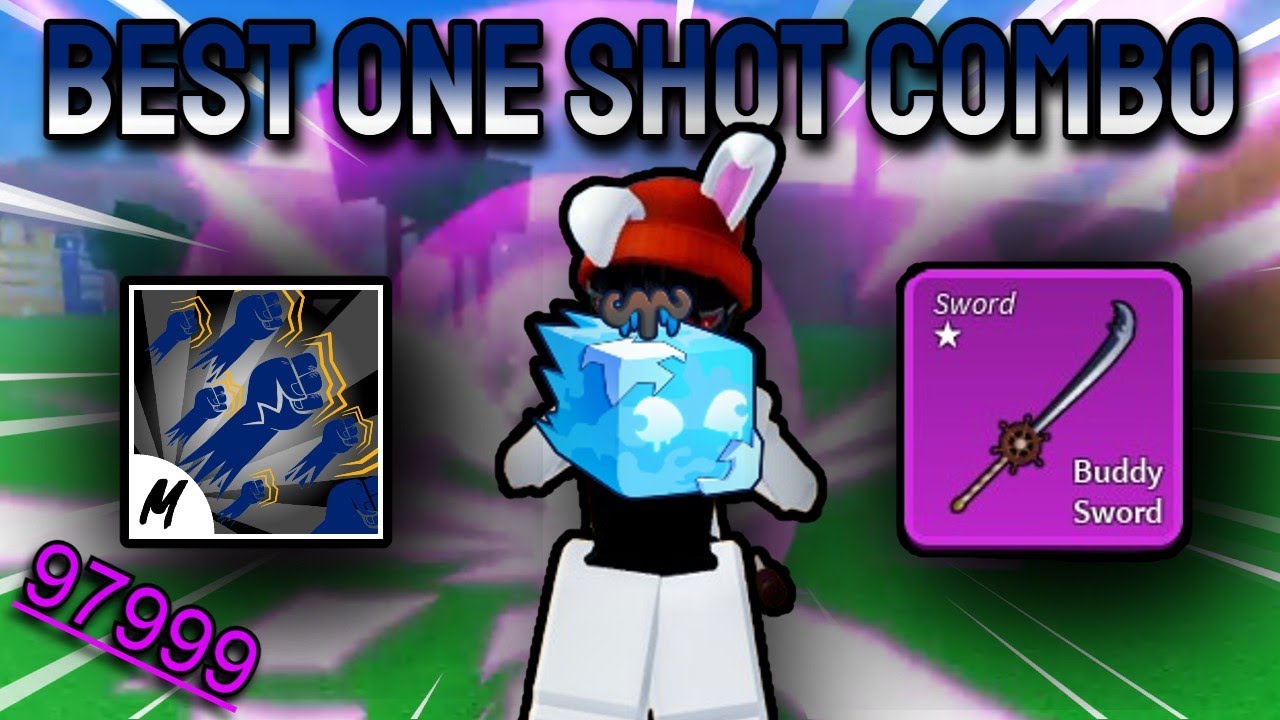 Godhuman + Ice +Buddy Sword = Best One Shot Combo Update 23 (Blox ...