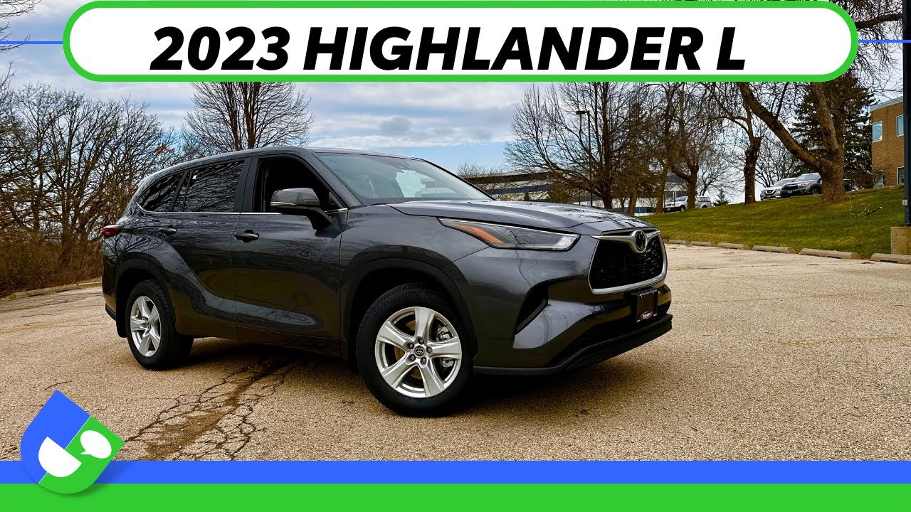 2023 Toyota Highlander L Exterior Review - YouTube