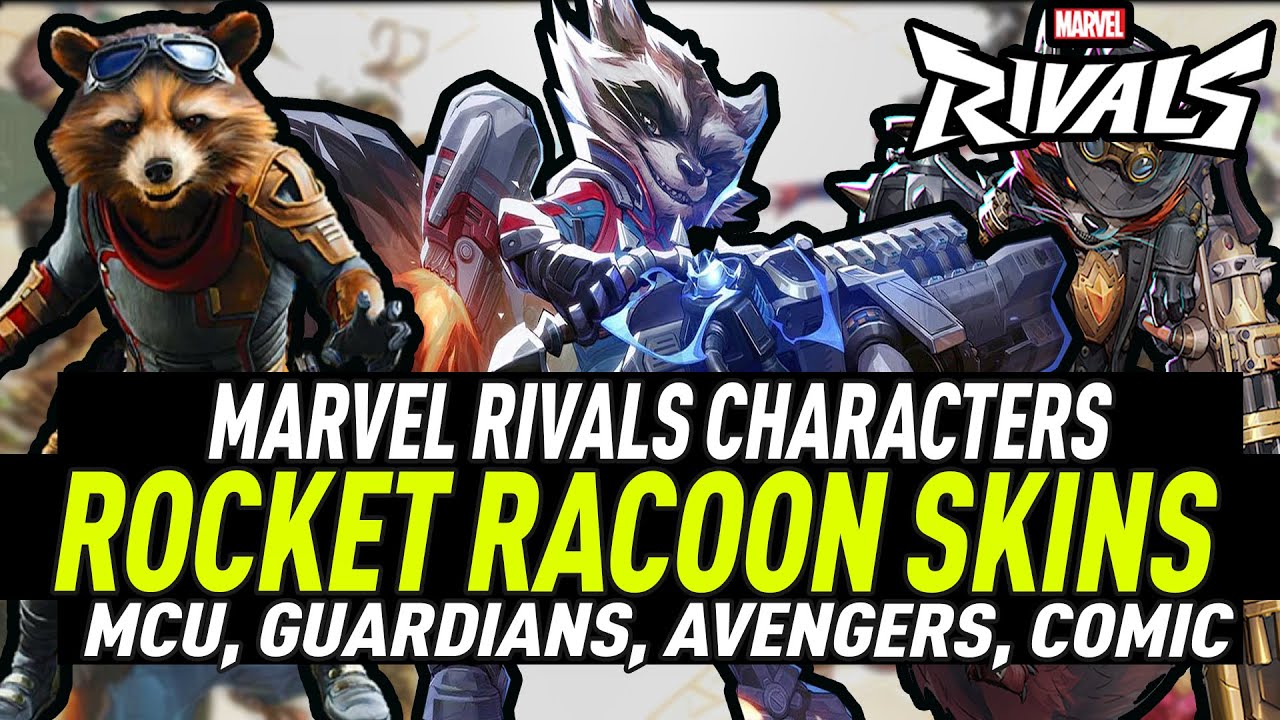 Marvel Rivals Rocket Racoon New Skin | Character Skins MCU # ...