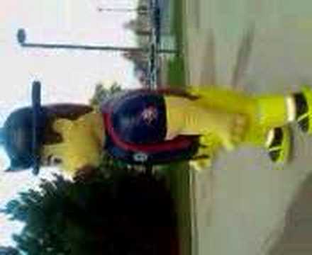 Firefighter dance in suit - YouTube