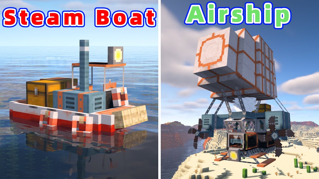 6 Amazing Minecraft Mods (1.20 and below): 10 New Useful Vehicles ...