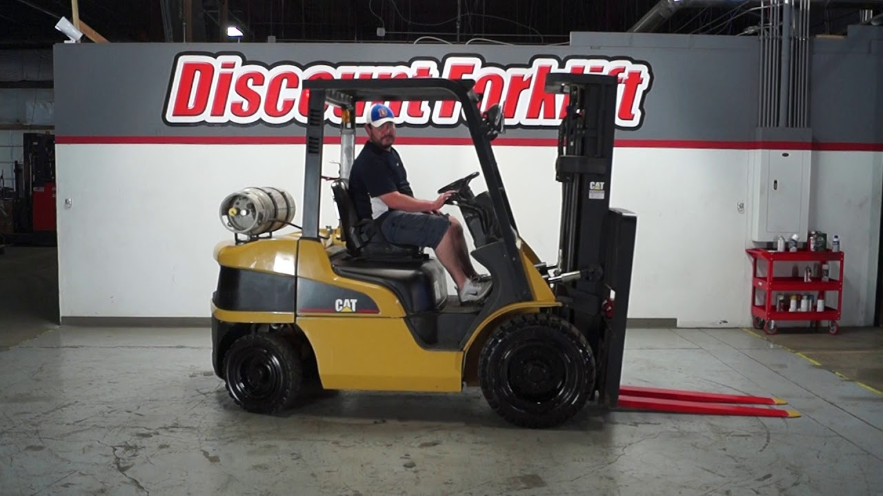 CAT P6000 6,000lb LP (Propane) #2757 - Forklift for Sale - YouTube
