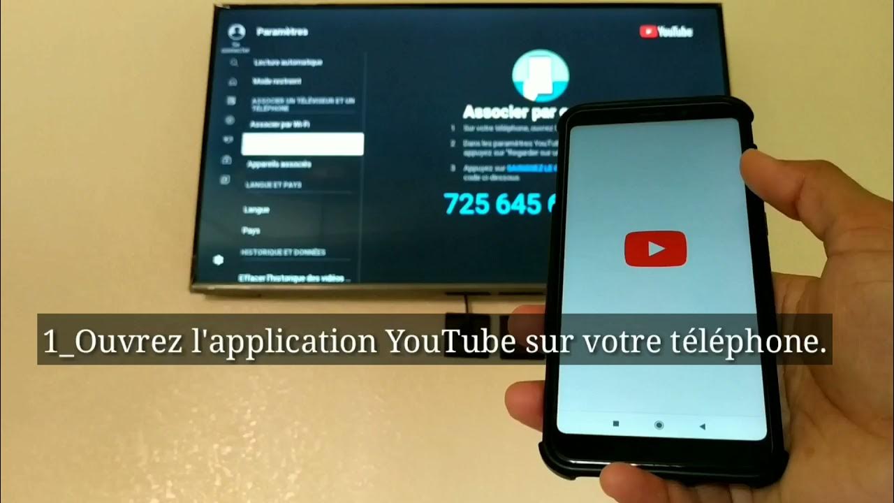 Regarder YouTube sur TV avec smartphone / associer telephone et tv youtube sur tv samsung - YouTube
