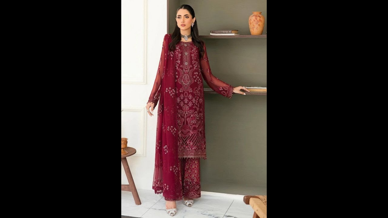FLOOSIE CHIFFON HEAVY EMBROIDERY LUXURY COLLECTION - YouTube