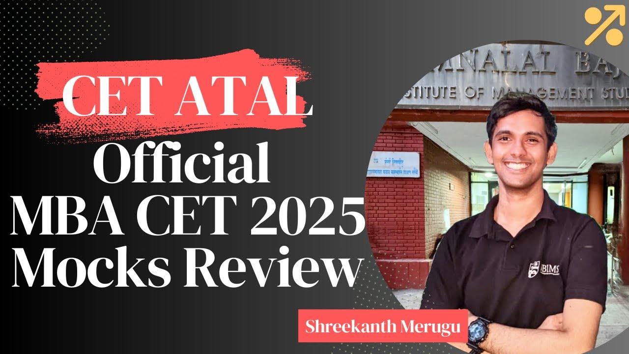 CET ATAL | Official MBA CET 2025 Mocks Review - YouTube