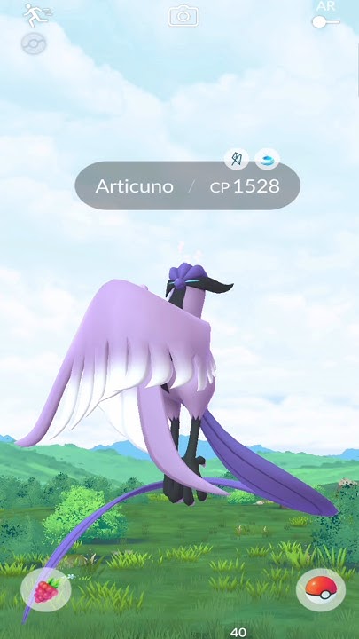 Galarian Articuno Encounter in Pokemongo #shorts #pokemongo #pokemon #pokémon - YouTube