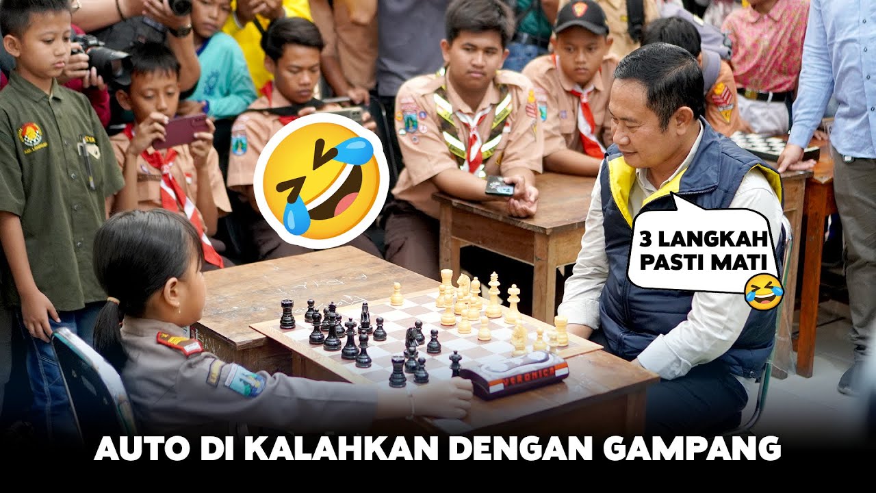 Ketika Pak YES Bertanding dengan atlit catur kecilnya Lamongan - YouTube