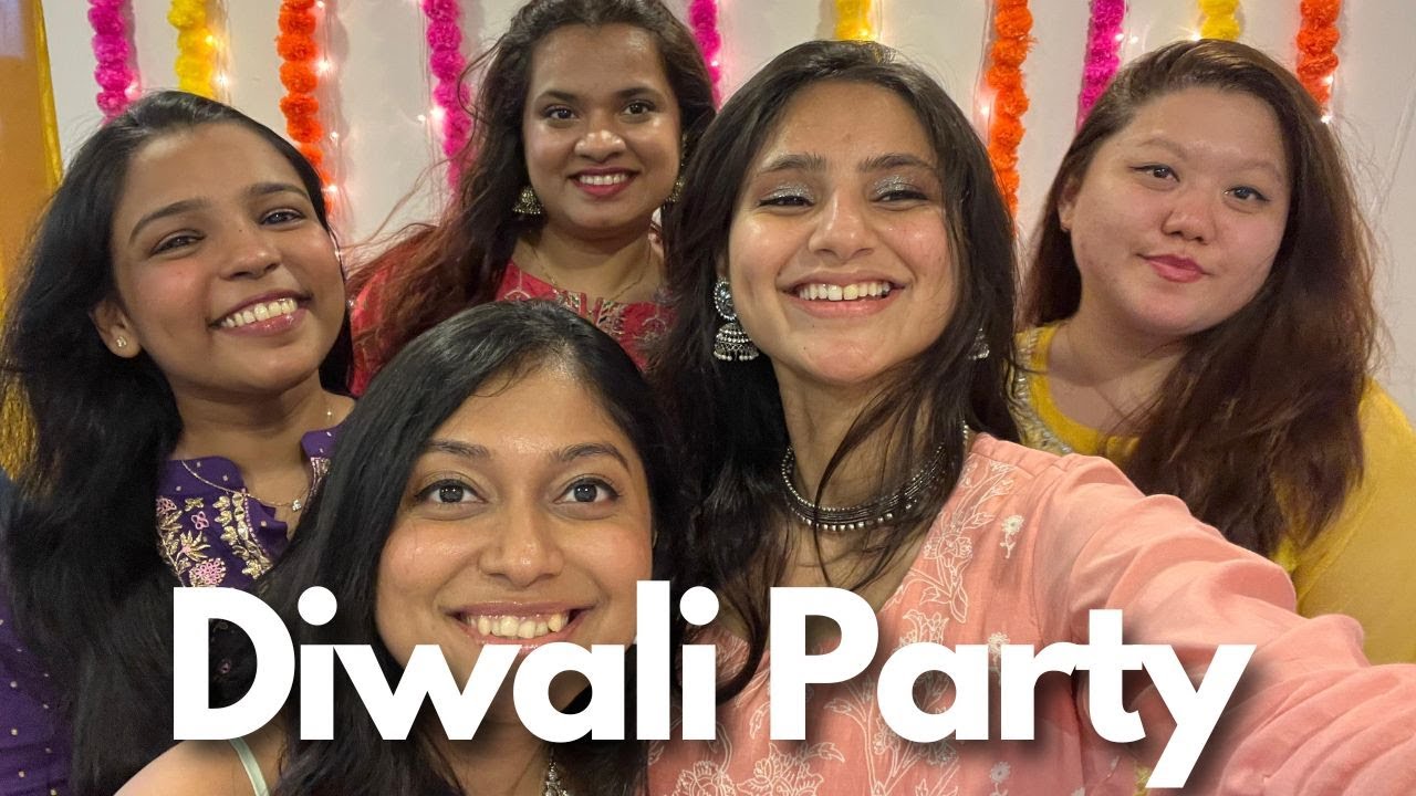 Throwing our First Diwali Party | Festive Fun Unleashed - YouTube