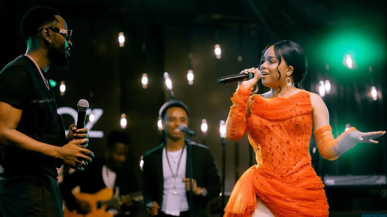 Nandy (African Princess) with Ommy Dimpoz-#Marry You song live ...