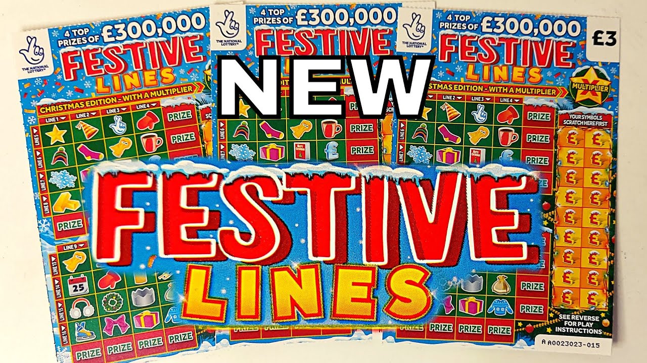 NEW Festive Lines Scratchcards - YouTube